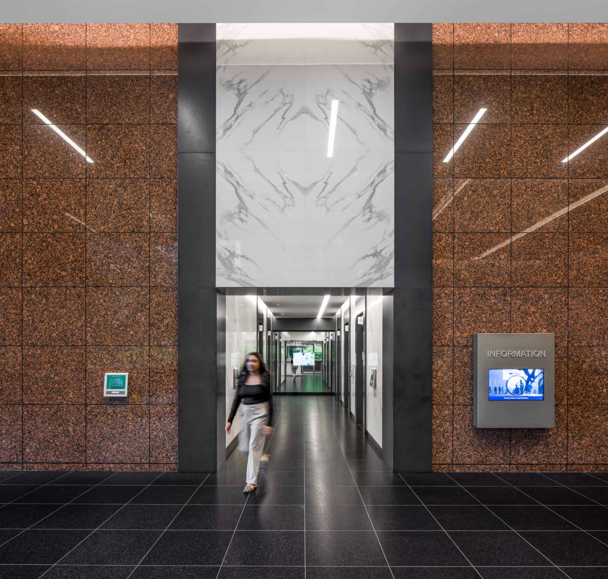 Manulife 1095 West Pender Lobby - SSDG Interiors Inc.
